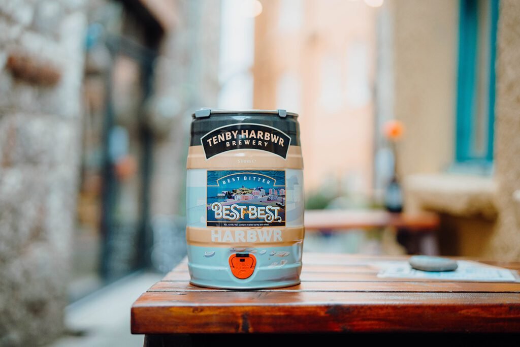 M.V. ENTERPRISE 5 LITRE MINI KEG - HARBWR Tenby Harbour Brewery